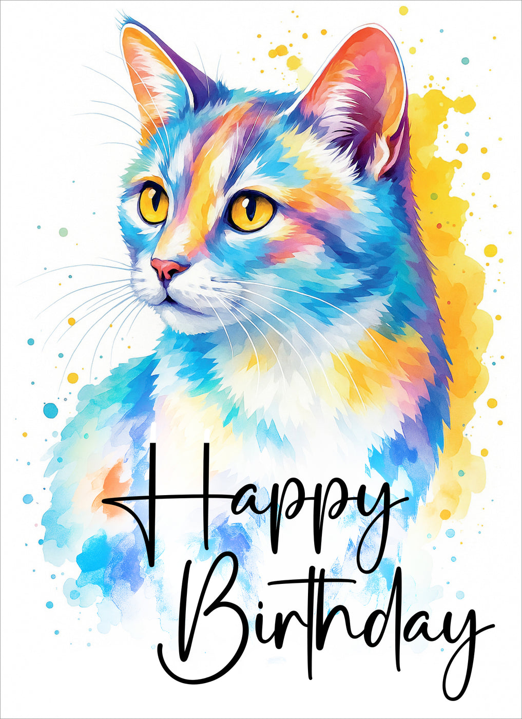 Happy Birthday (Cat) - Standard Card – Kevin Mayhew
