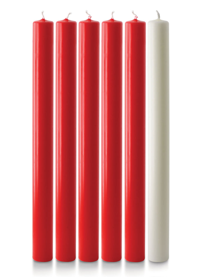 Advent Candles - 12in x 1in - 5x Red & 1x White (Set of 6) – Kevin Mayhew